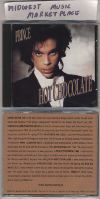 Prince - Hot Chocolate - MINT French Import CD - 1980's Rarities ...