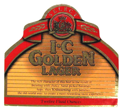 Pittsburgh Brewing IC GOLDEN LAGER SELECT beer label PA 12 oz | eBay
