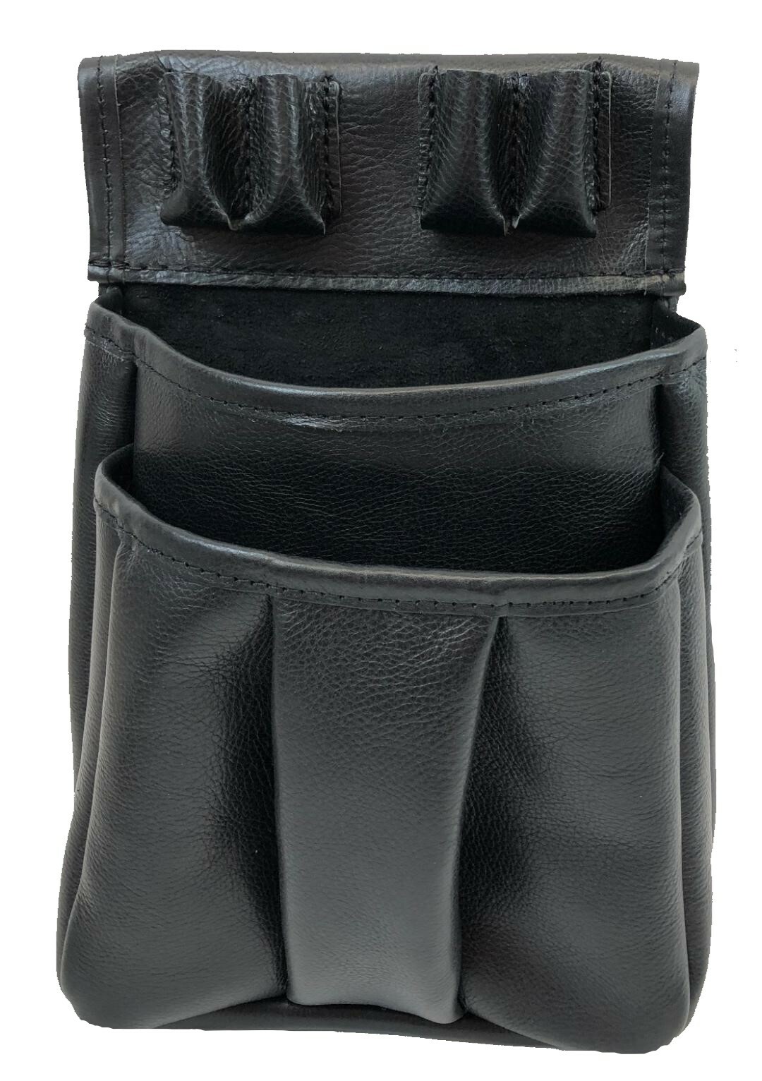 LEATHER SHOTGUN SHELL SPORTING CLAY SKEET TRAP POUCH w/Shell Loops ...