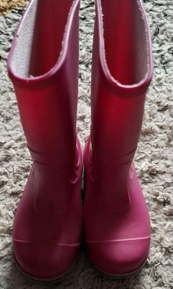 Muflon Kids Girls Wellington Boots Rainy Snow Wellies - Silver ions ...