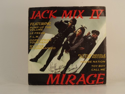 MIRAGE JACK MIX IV (1) (78) 2 Track 7" Single Picture Sleeve DEBUT | eBay