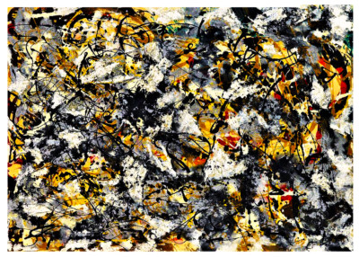 COMPOSITION WITH RED STROKES - JACKSON POLLOCK - 5"X7" PHOTOGRAPH | eBay