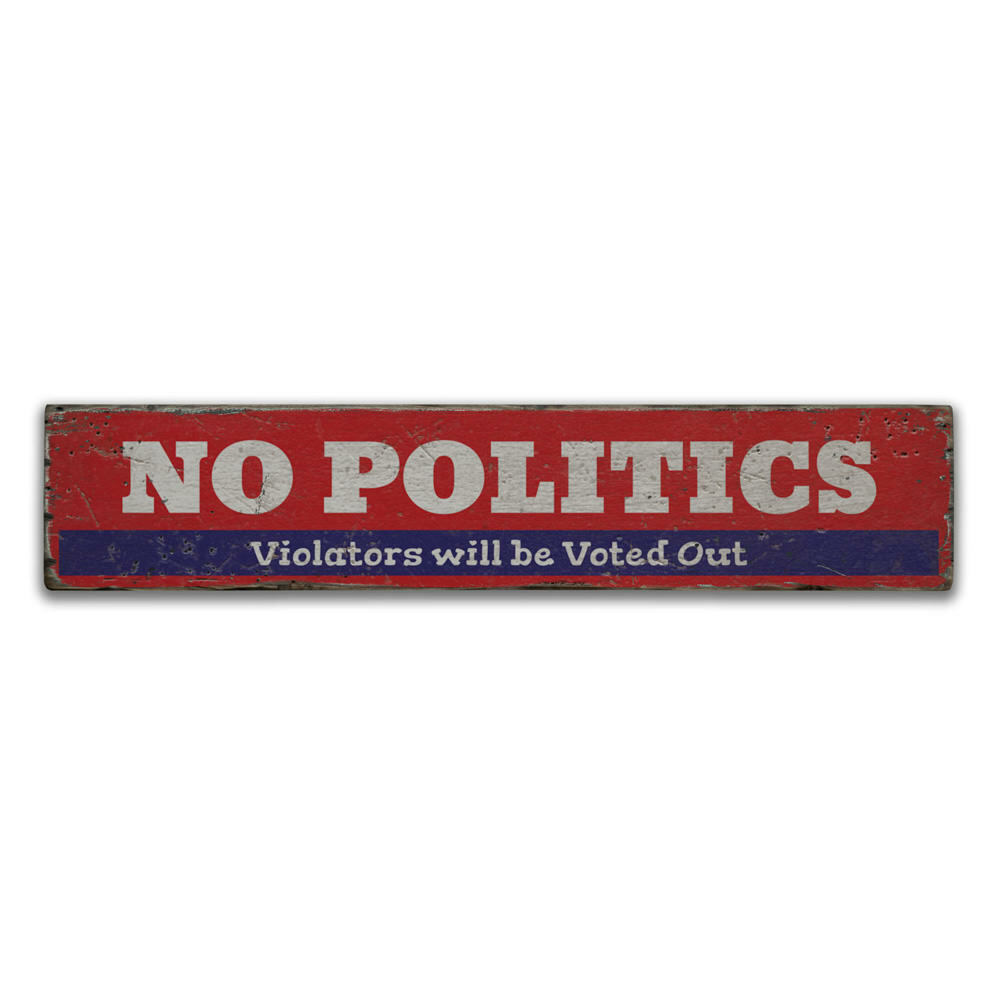 Politics Vintage Distressed Sign, Personalized Wood Sign | eBay
