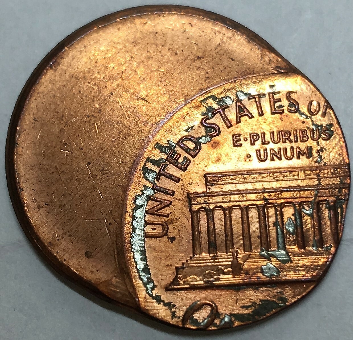 UNITED STATES . ONE CENT COIN . ERROR BLANK . MIS-STRIKE | eBay