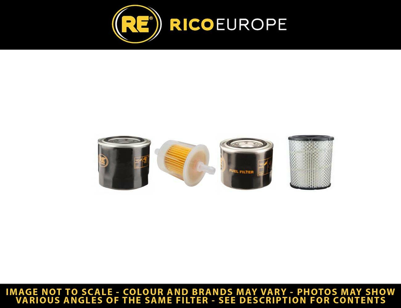 Filter Service Kit Fits RANSOMES 405 4WD Air Oil Fuel w/KUBOTA ...
