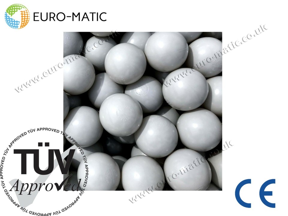 500 Euro-matic Soft Play Pen Pit Pool Balls COMMERCIAL GRADE 75mm *FREE ...