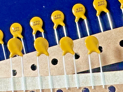12X - 47pF @ 1KV (COG) - (Thomson) Ceramic Disc Capacitor - Great For ...