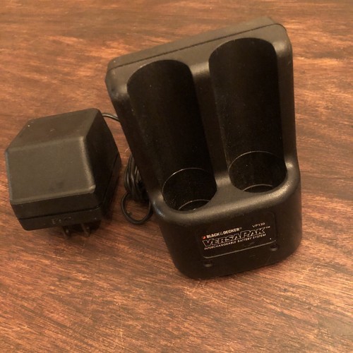 Genuine Black & Decker VP130 VersaPak Two Port Charger OEM for VP300 ...