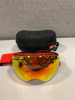 HONGDAK Ski Goggles - Blaze Red | eBay