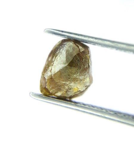 1.28TCW YELLOWISH GRAY COLOR NATURAL IRREGULAR SHAPE ROUGH DIAMOND FOR ...