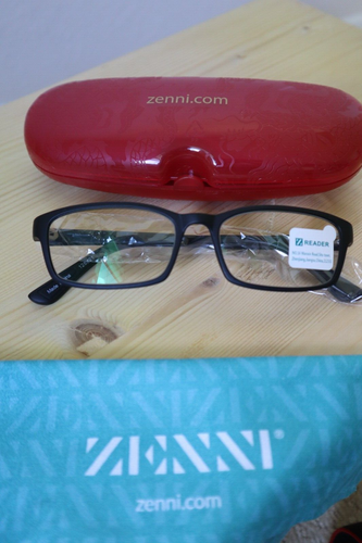 NWT ZENNI READERS +2.50 BLACK PALSTIC FRAME ADULT SMALL | eBay