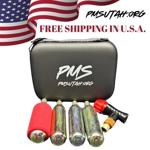 Motorcycle Dirt Bike Trail Tire Repair CO2 Cartridge Inflation Enduro ...