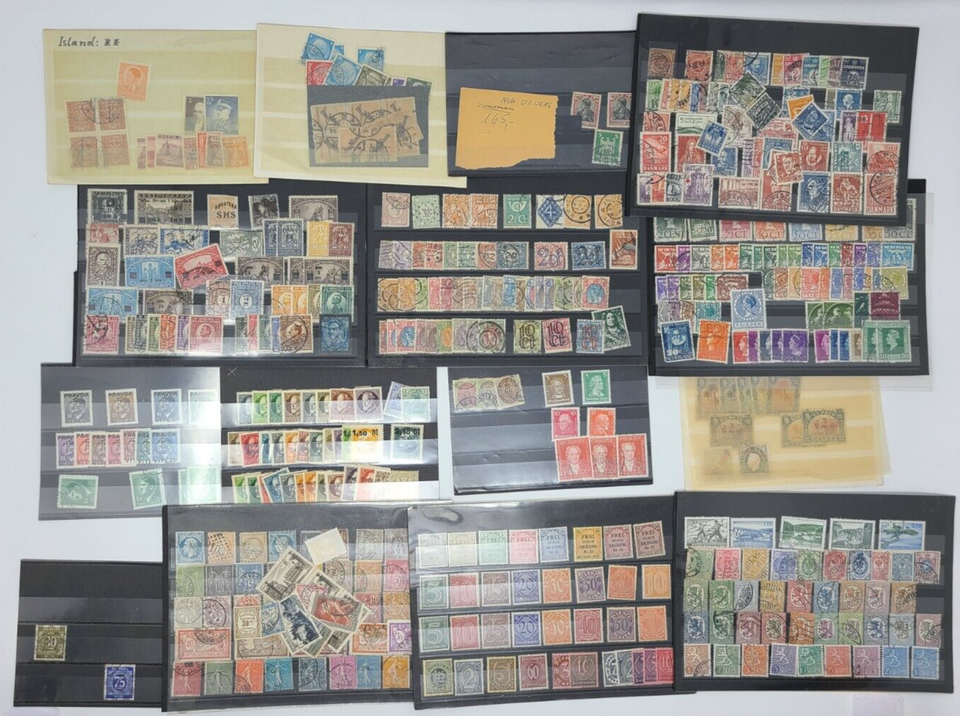 Rare Worldwide Stamp Collection - Mint and Used - approx. 800 Very Old ...