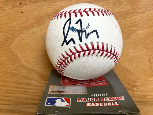 Greg Maddux Signed AUTOGRAPHED Auto Atlanta Braves Baseball In person ...
