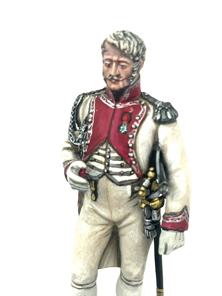 Metal Modeles 54mm Napoleonic White Metal Kit Figure Polish Lancers Pro ...
