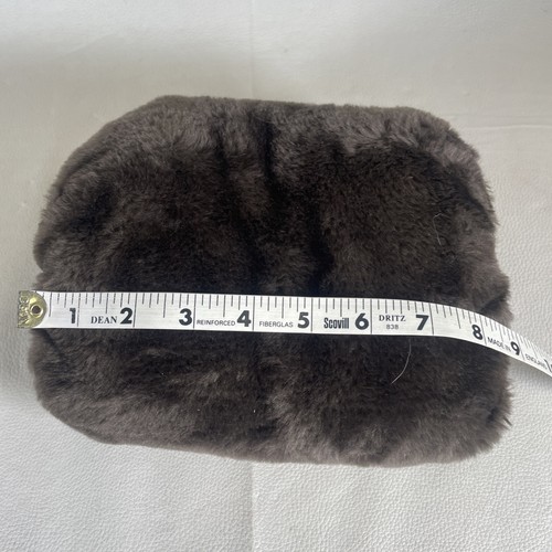 Vintage Faux Fur Ladies Muff Purse Hand Warmer Fancy Formal Dress ...