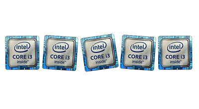 5 PCS Sticker for CORE i3 inside Skylake Decal 18mm x 18mm 6th GEN ...