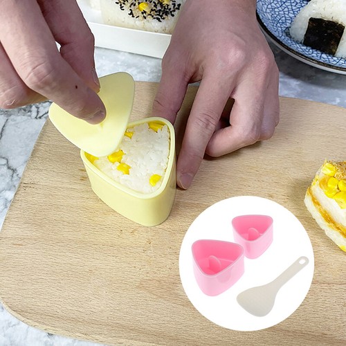 Sushi Mold Onigiri Rice Ball Food Press Triangular Sushi Maker Mold ...