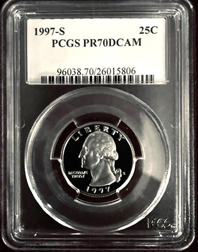 1997-S PCGS PR70 DCAM-Clad-Certification #26015806. A real STUNNER! | eBay