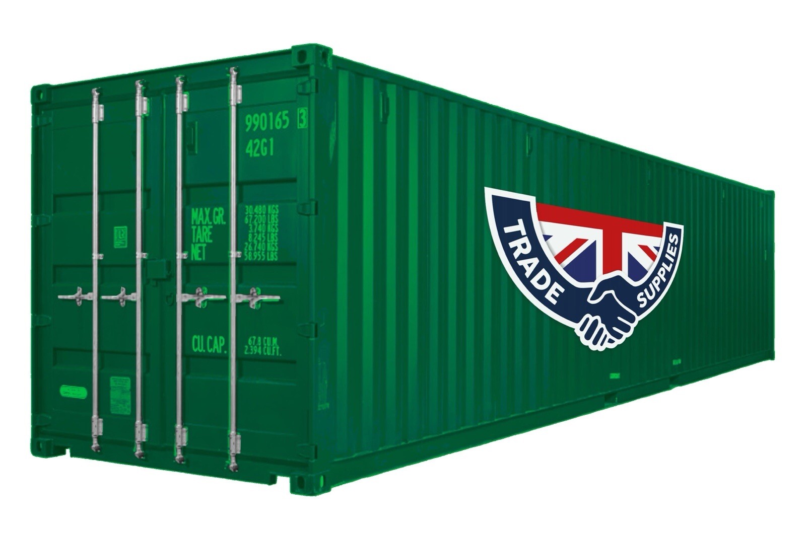 20LTR SKIP & CONTAINER PAINT ~ ENAMEL GLOSS ~ DARK BRUNSWICK GREEN ...