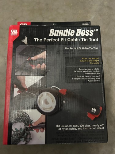 New Gardner Bender Bundle Boss Tool Cable Tie BB-K01 electrical wire ...