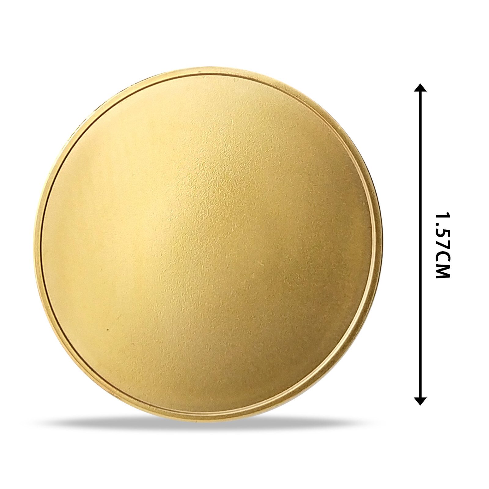 Gold Blank Challenge Coin for Custom Engraving/ DIY Token Chips from ...