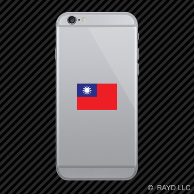 Taiwanese Flag Cell Phone Sticker Mobile Taiwan TWN TW | eBay