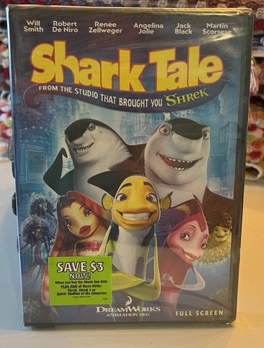 Shark Tale (DVD, 2005, 1.33:1 Full Frame) New In Package 678149195620 ...
