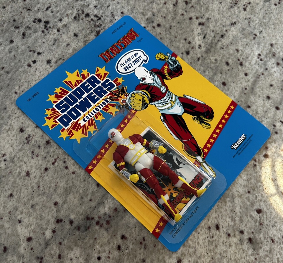 Custom Kenner Super Powers - DEADSHOT - MOC - with Collectors Card! | eBay