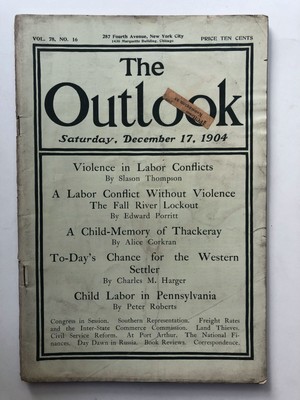 Alice Corkran Peter Roberts, Edward Porritt / Outlook December 17 1904 ...