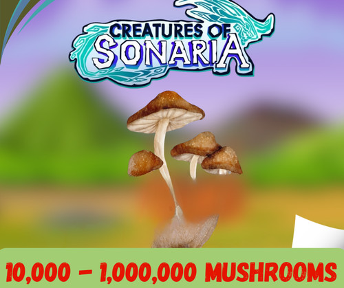 Roblox Creatures of Sonaria | COS Shrooms | 10,000 - 1,000,000 ...