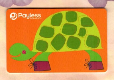PAYLESS SHOESOURCE Turtle ( 2008 ) Gift Card ( $0 ) | eBay