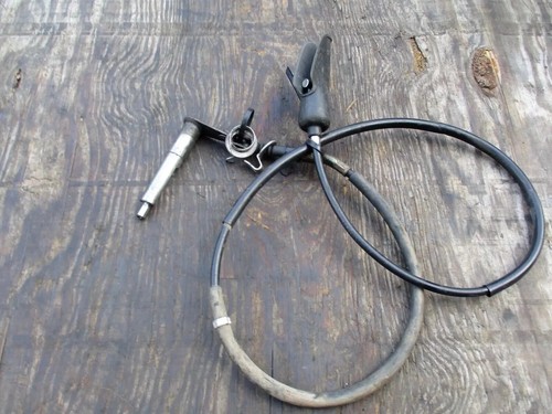 Yamaha Tri-Z 250 OEM Clutch Cable Dust Cover Push Lever Assembly Spring ...