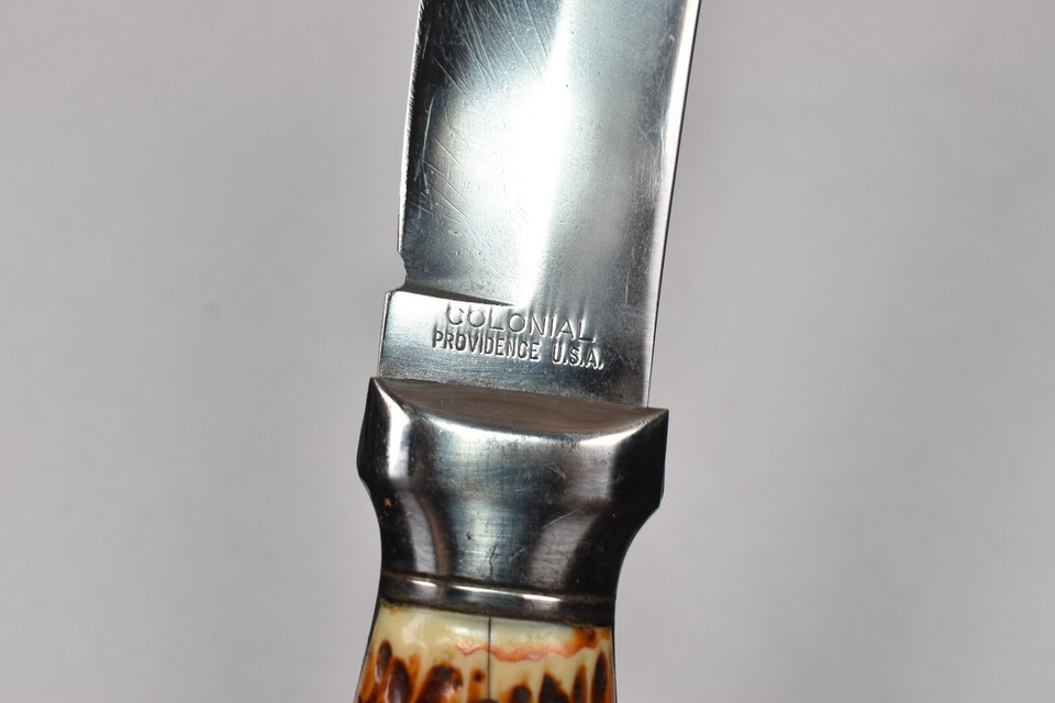 Vintage Colonial Big Chief Knife Axe Hatchet Combo Leather Sheath ...