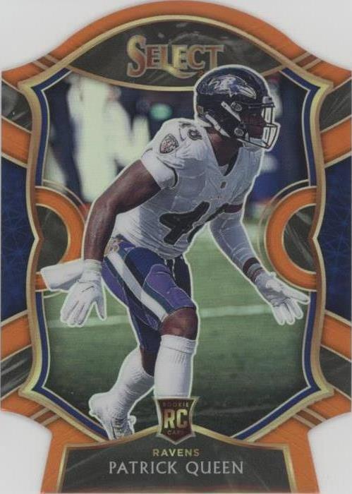 2020 Panini Select - Concourse Patrick Queen #93 Orange Prizm Die-Cut ...