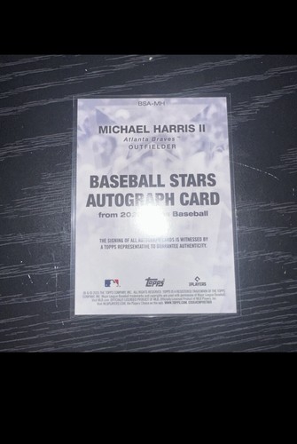 2025 Topps Series 1 Michael Harris Baseball Stars Auto Braves | eBay