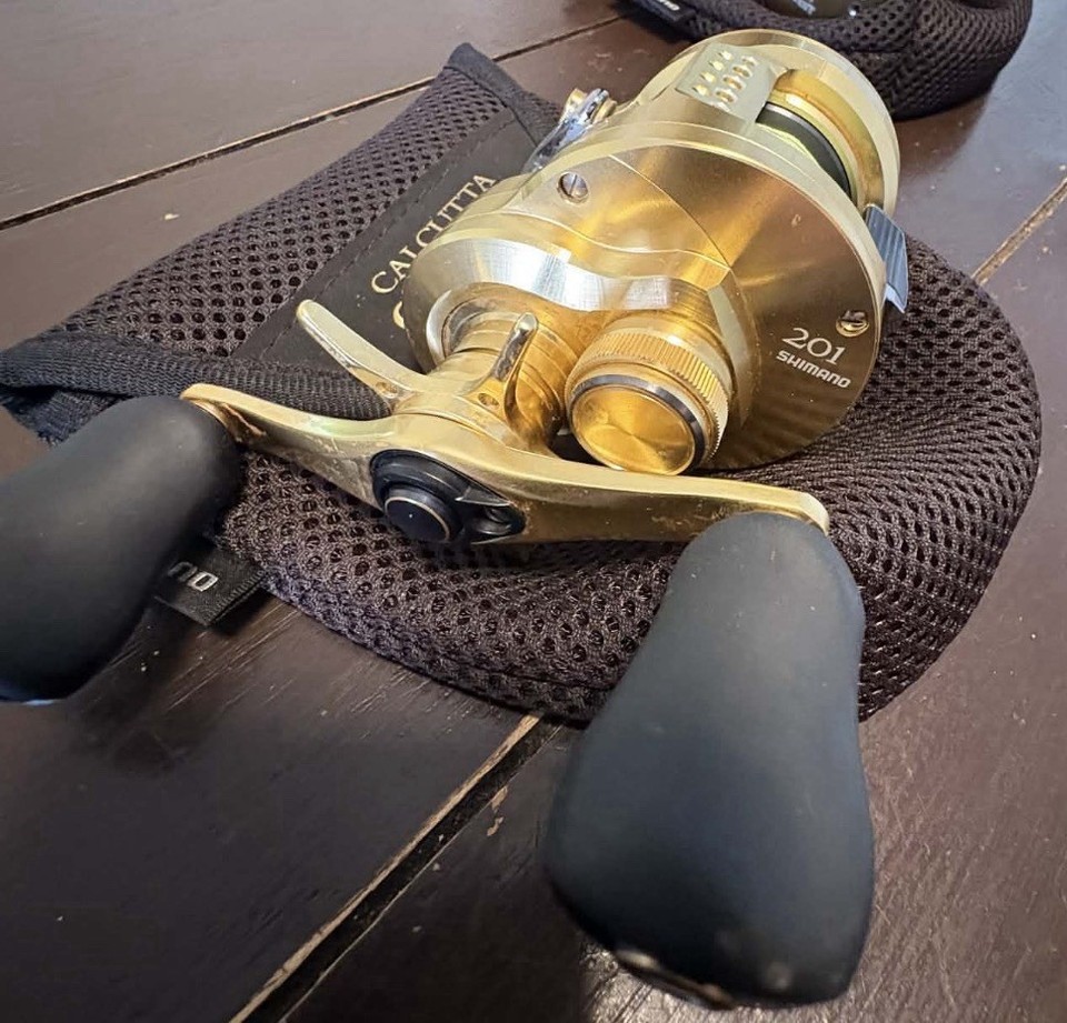 Shimano Calcutta Conquest 201 Left Hand Bait casting Reel | eBay