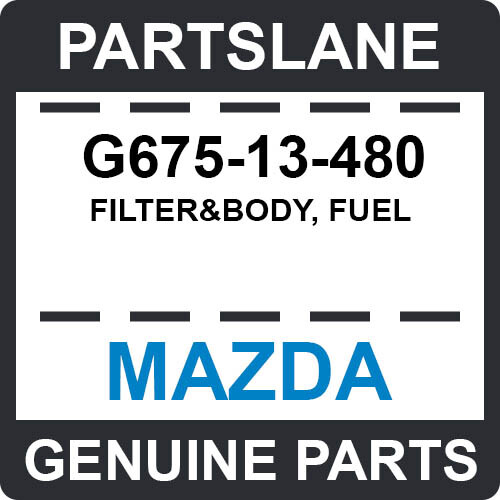 G675-13-480 Mazda OEM Genuine FILTER&BODY, FUEL | eBay