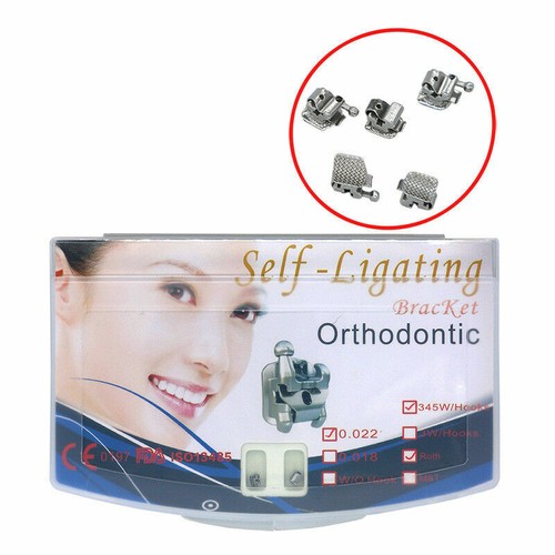 5×Dental Orthodontic Self ligating Brackets brace With 345 Hooks 022 ...