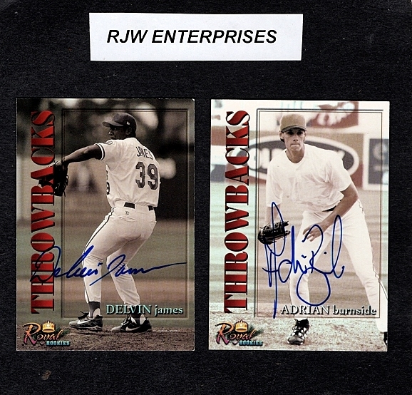 2001 ROYAL ROOKIES DELVIN JAMES-TAMPA BAY AUTOGRAPHED CARD-NM | eBay