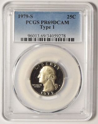1979-S Type 1 Washington Quarter PCGS PR-69 DCAM #59278 | eBay
