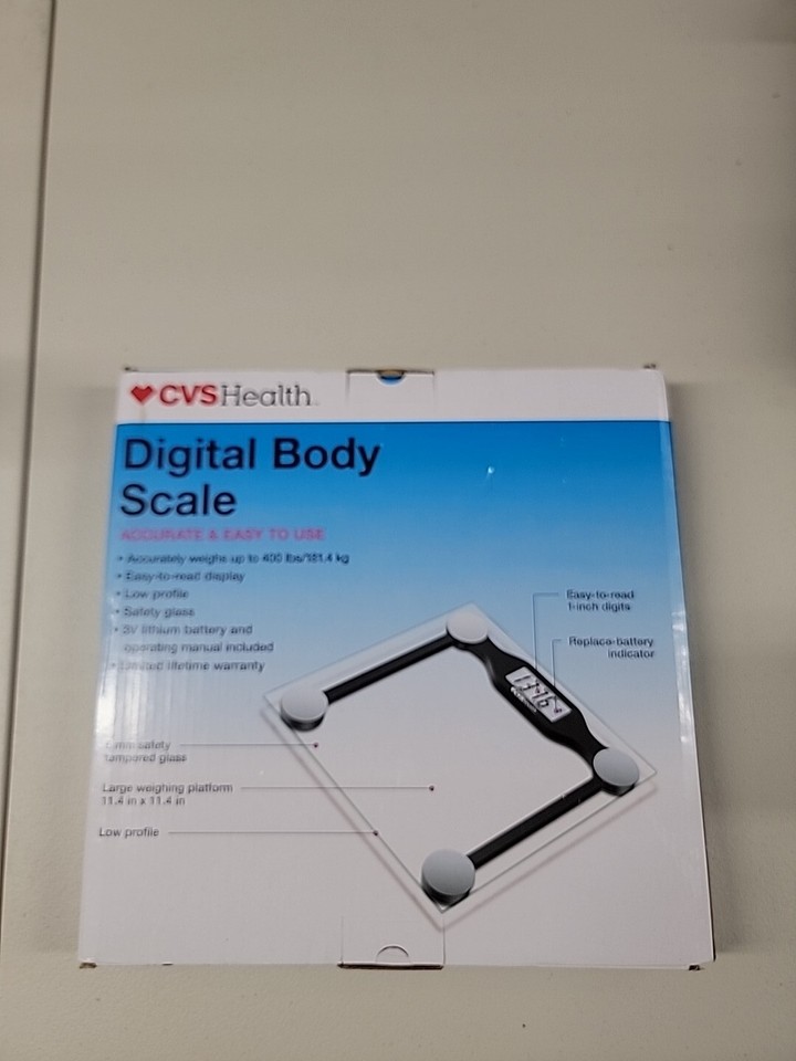 CVS Health Digital Body Sale Accurate & Easy to Use Safety Glass Low ...