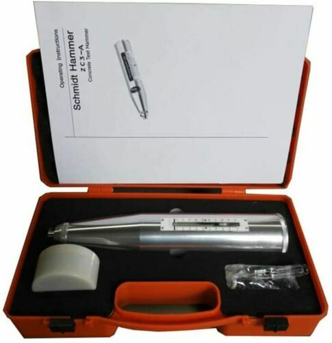 Concrete Rebound Hammer Tester NDT Resiliometer Schmidt Hammer Tools 10 ...