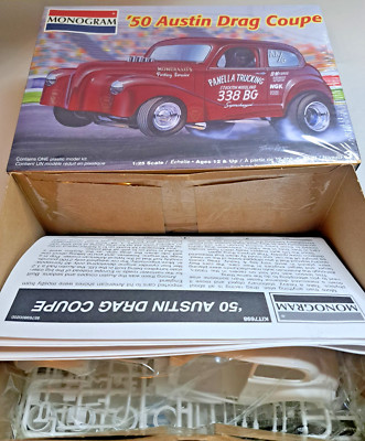 Monogram 1/25 1950 50 Austin Drag Coupe Nostalgia Gasser Model Kit ...