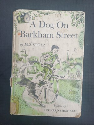 A Dog On Barkham Street 1960 1st Edition Book By M.S. Stolz. Rare First ...