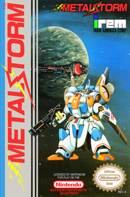 Metal Storm Original Nintendo NES BOX ART Premium POSTER MADE IN USA ...