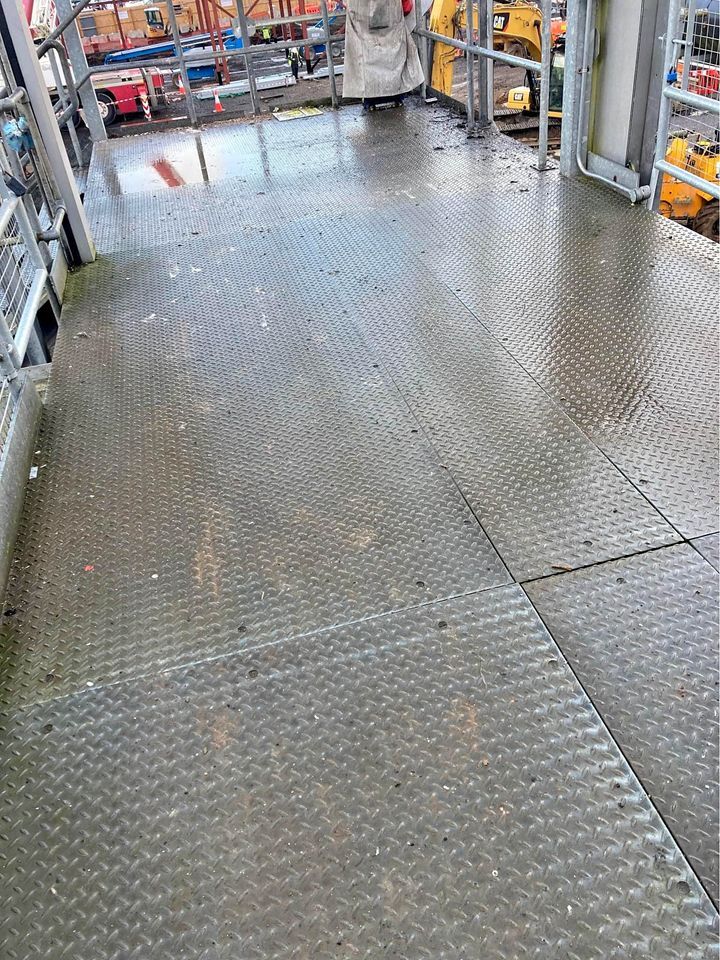 Mild Steel Checker Plate Tread Durbar Chequer Floor Sheet S275 8x4 ...