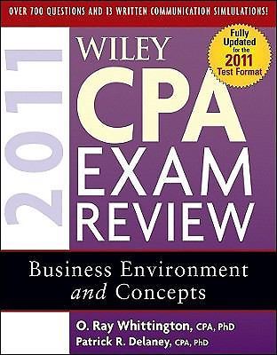 Wiley CPA Exam Review 2011, Business Environment and Concepts ...
