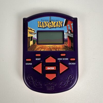 Vintage Hangman Electronic Handheld Game Tested and Working (Hasbro ...