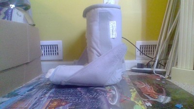 Rooke Vascular Boot Therapy for Circulation & Healing Fleece Lined Size ...